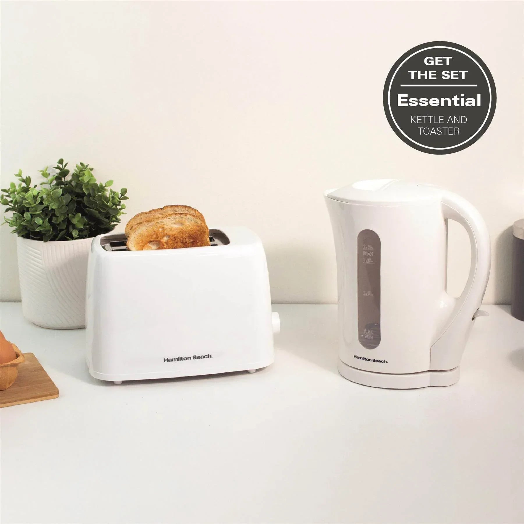 Hamilton Beach Essential 2 Slice Plastic Toaster - White – Hamilton ...